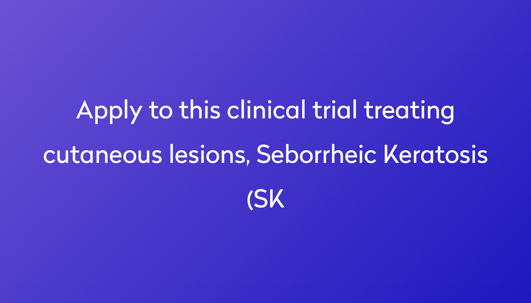 Nano Pulse Stimulation Nps Treated Lesion For Seborrheic Keratosis